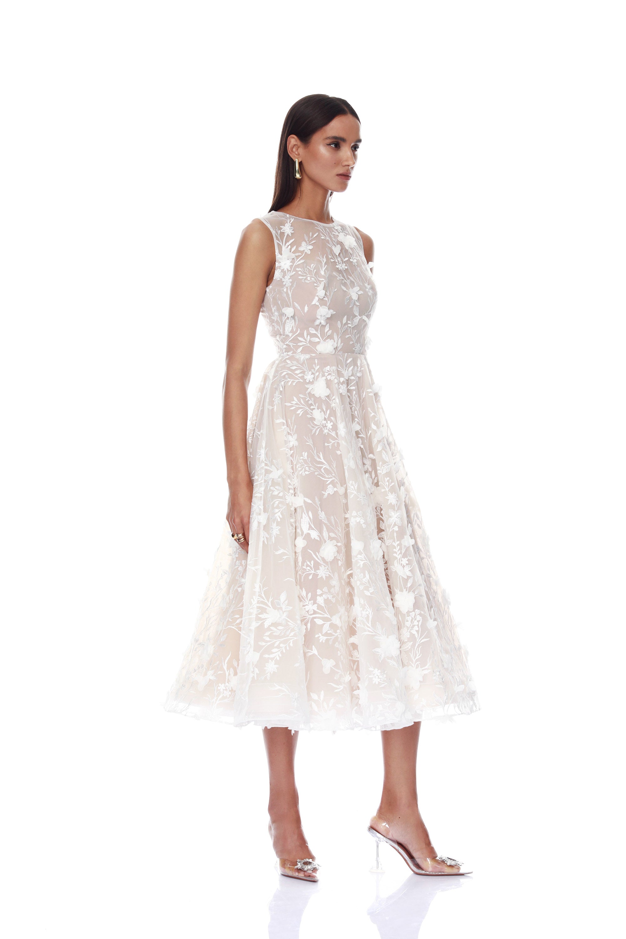 Saba Snowdrop Midi Dress - SAMPLE – BRONX AND BANCO