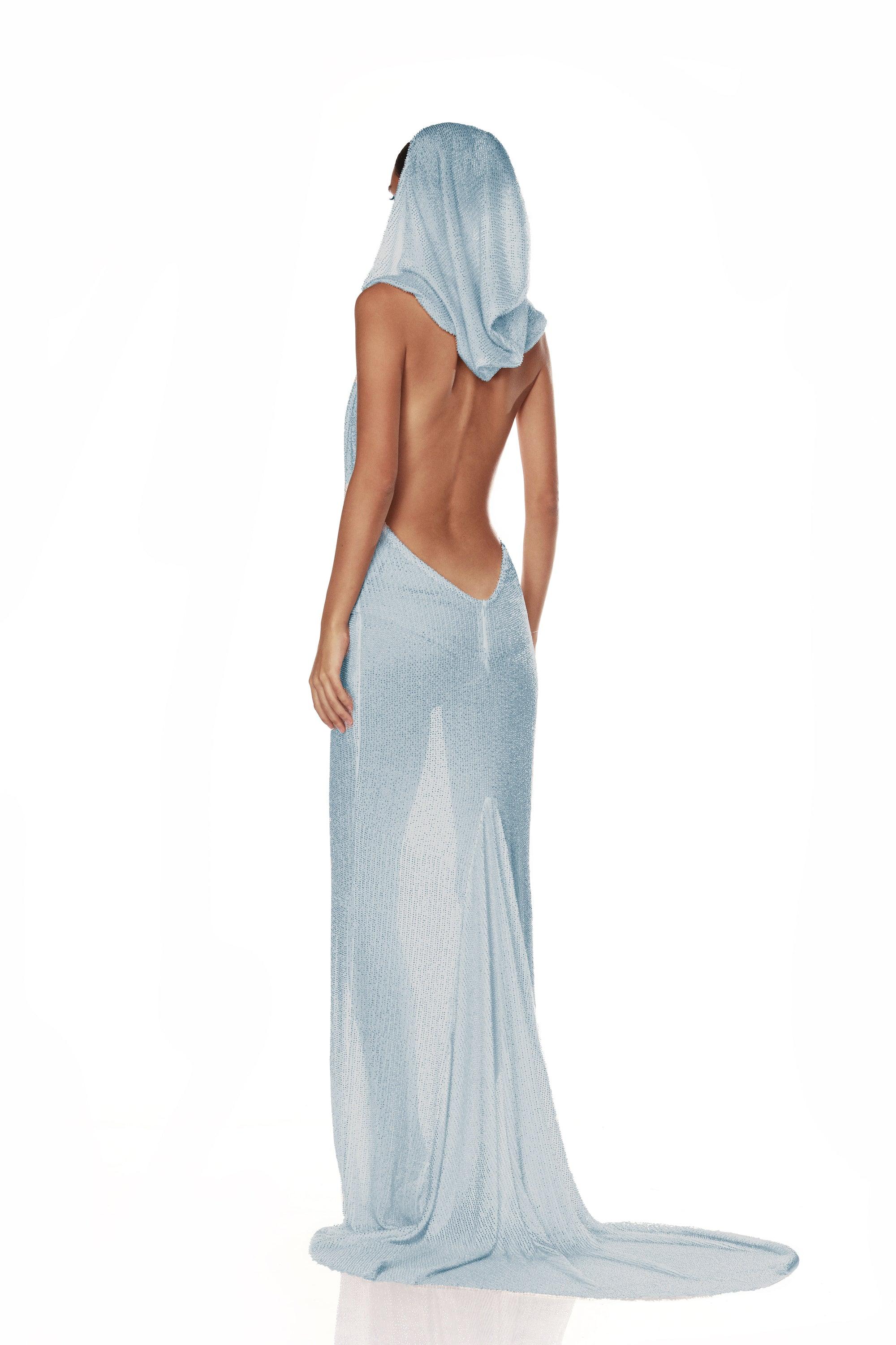 Amalia Powder Blue Gown - SAMPLE – BRONX AND BANCO